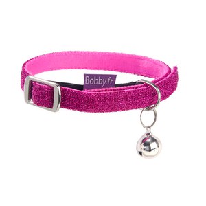 Colliers, Bobby disco COLLIER CHAT DISCO TXS Rouge rose XS | Schilliger