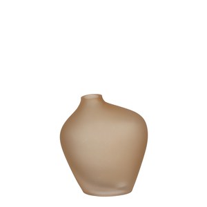 Vases, Vase Everest en verre marron 15x10x16.5cm | Schilliger