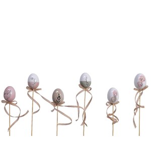 Œufs, Schilliger Sélection Oeuf de Pâques sur pique 4x6cm | Schilliger