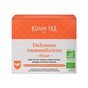Thés, Kusmi Tea Rituel Défenses Immunitaires Bio- Etui 18 sachets ...