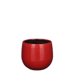 Cache pots, Cache-pot Pablo rouge 16x14cm | Schilliger