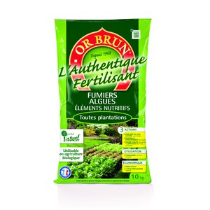 Bovin, Or brun Fertilisant Jardin Or Brun 10Kg | Schilliger