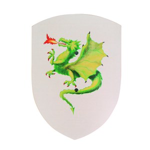 Groupe libre, Bouclier créatif dragon 27/37 cm courbé 27x37x2cm ...