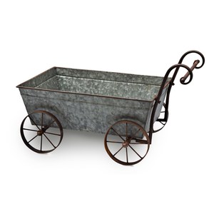 Supports pots & sellettes, Chariot Rustic Garden 27x41x16.5cm | Schilliger