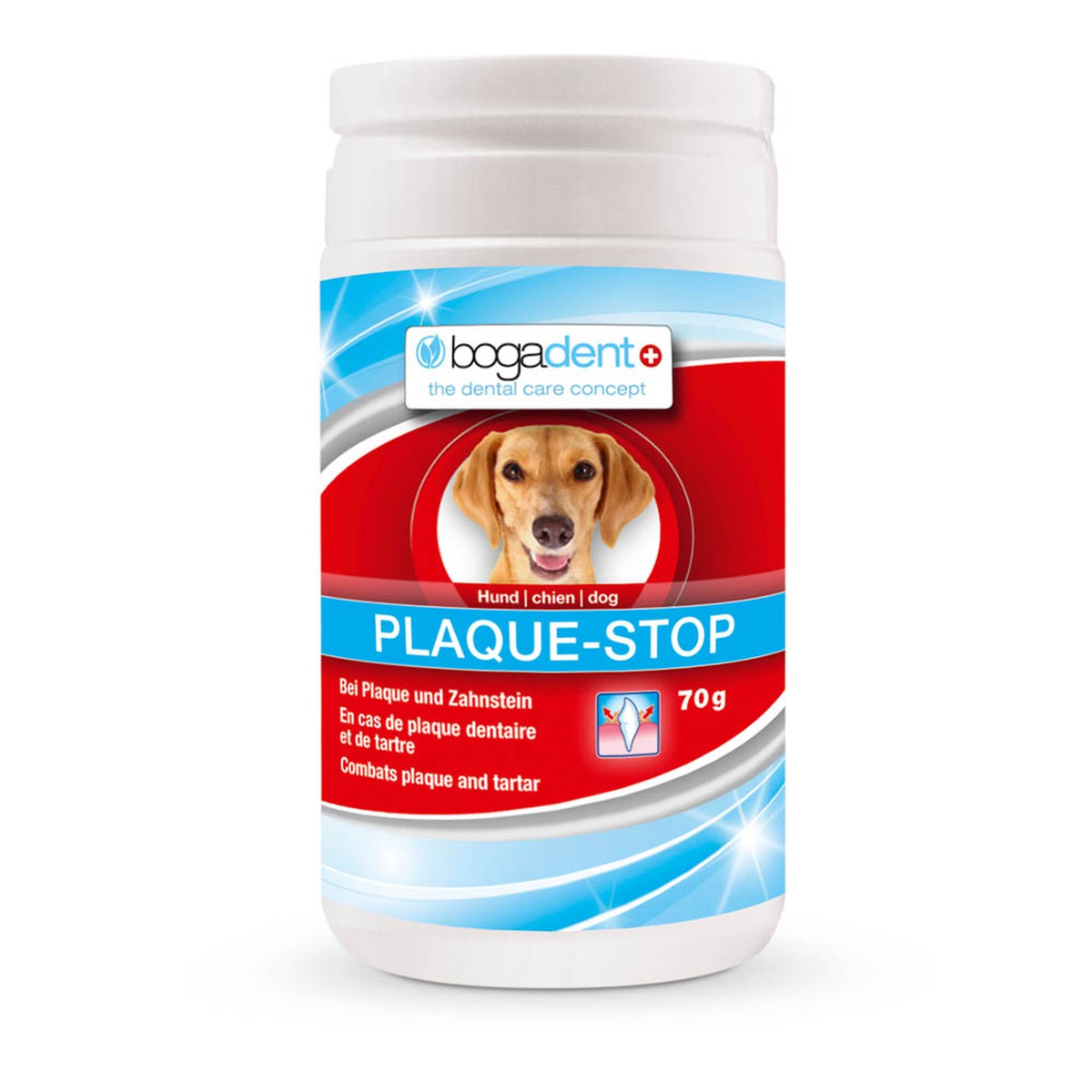 Hygiène & soins toilettage, Bogadent Plaque-Stop chien 70g | Schilliger