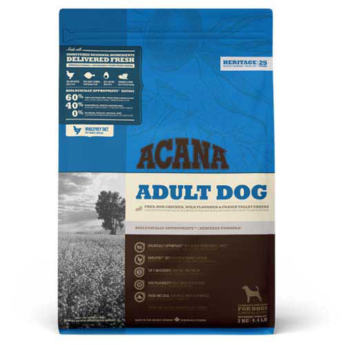 Sèche, Acana Acana Dog ADULT 2Kg 2kg | Schilliger