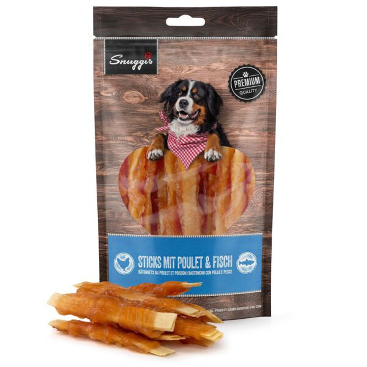 Friandises, Snuggis Snuggis Bâtonnets au poulet et poisson 150g ...