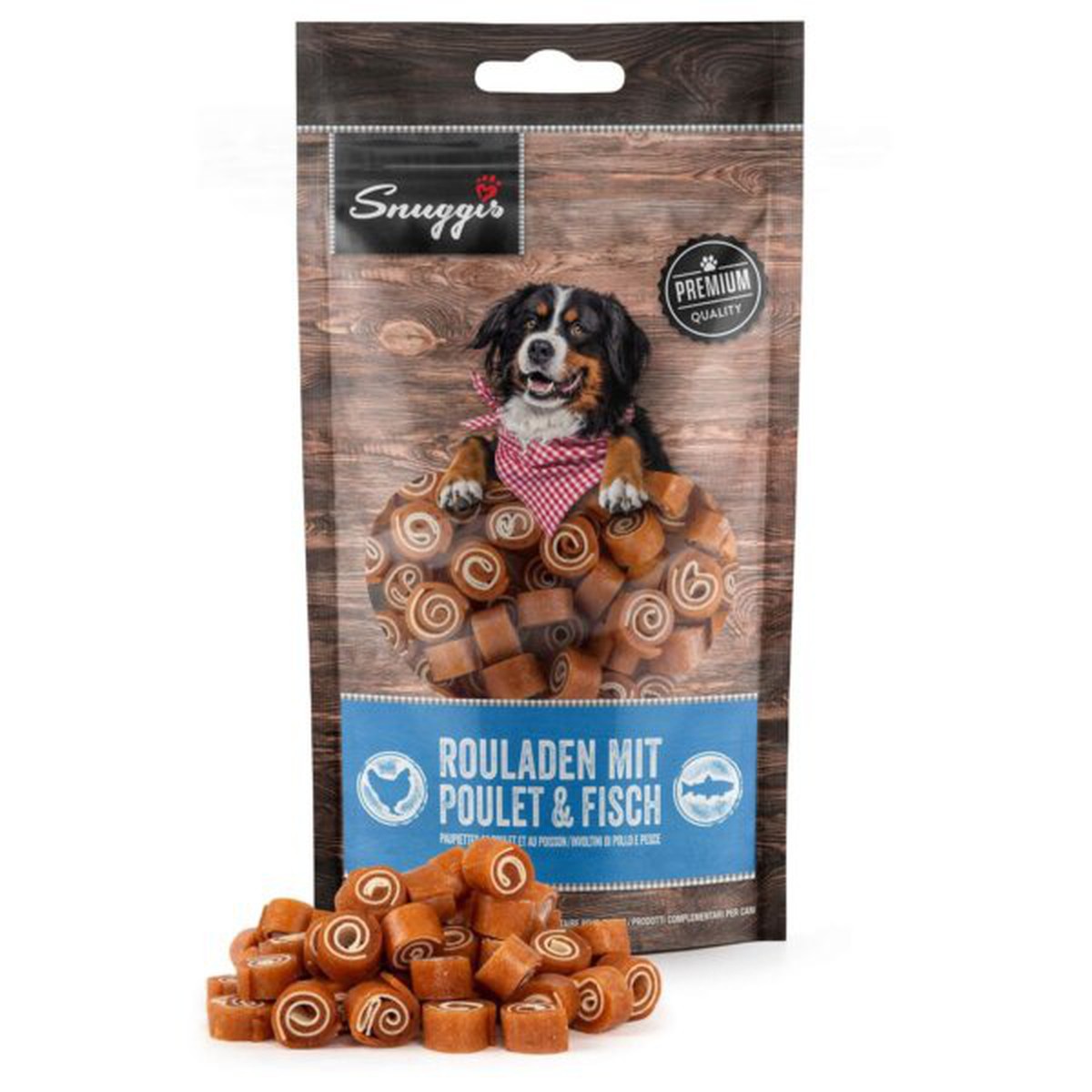 Friandises, Snuggis Snuggis Paupiettes au poulet et au poisson 100g ...