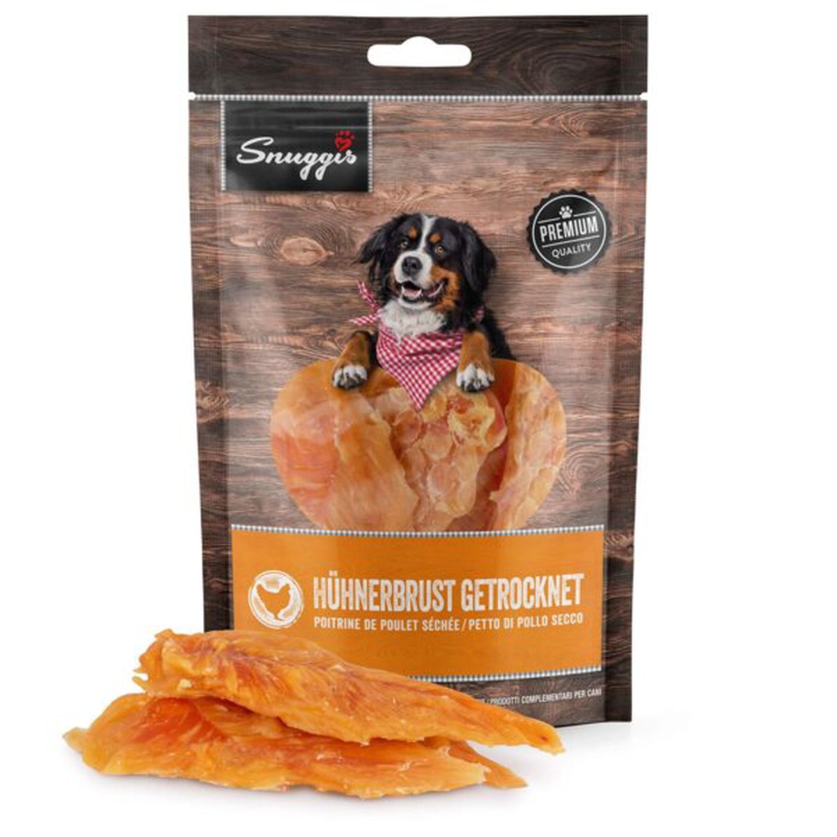 Friandises, Snuggis Snuggis Poitrine de poulet séchée 80g | Schilliger