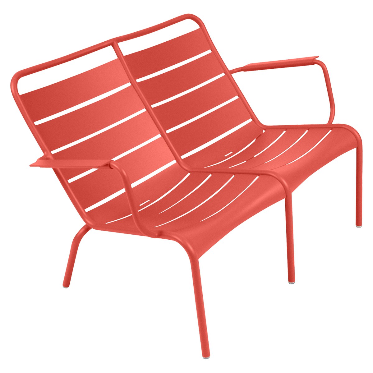 Fauteuils relax, Fermob Luxembourg Fauteuil bas Duo Luxembourg Rouge ...