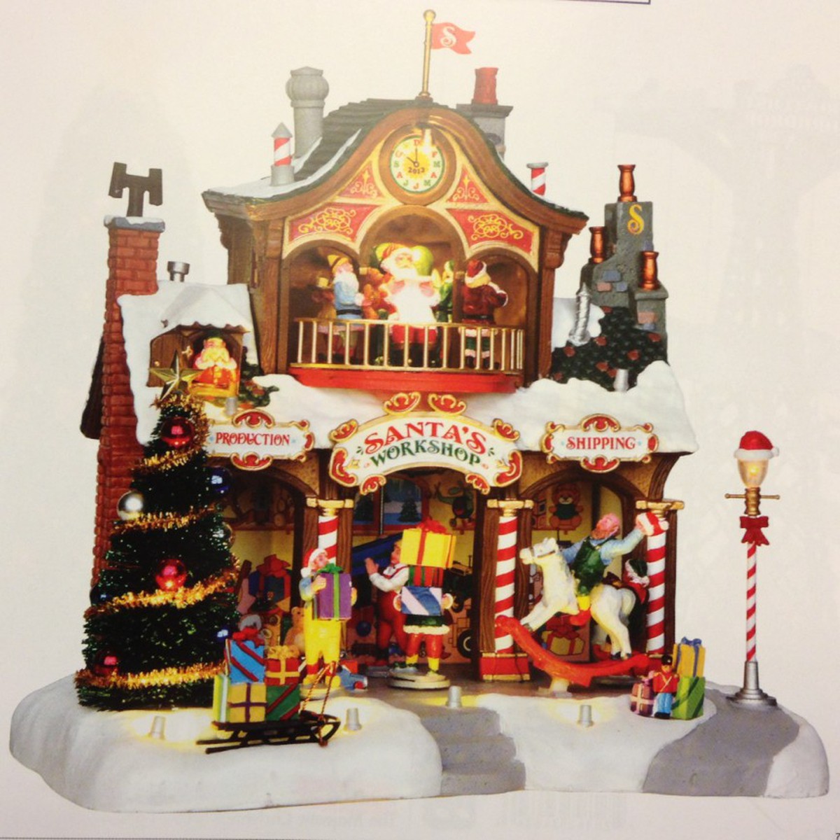 Maquette, Lemax LEMAX Santa's Workshop 27.5x25x27cm | Schilliger