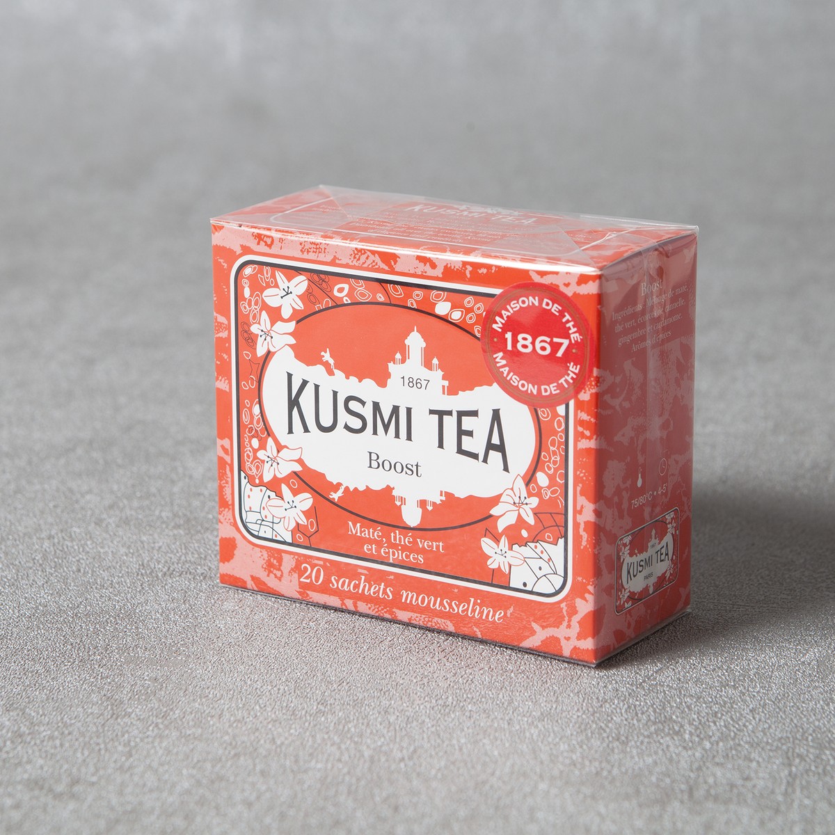 Thé, Kusmi Tea Boost , boîte boite 20 sachets | Schilliger