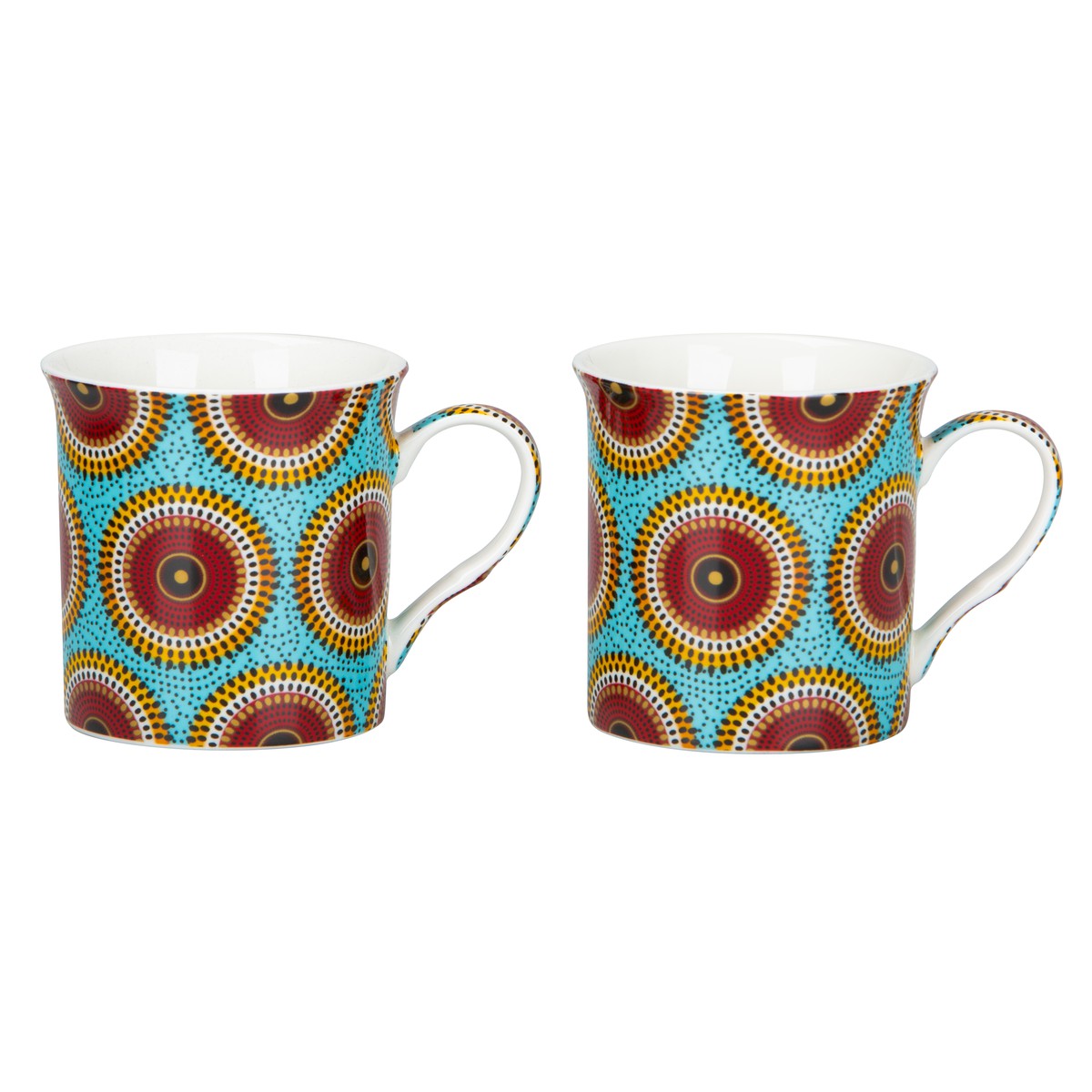 Tasses/Mugs, Global ethnic Coffret 2 mugs Zanzibar 300 ML | Schilliger