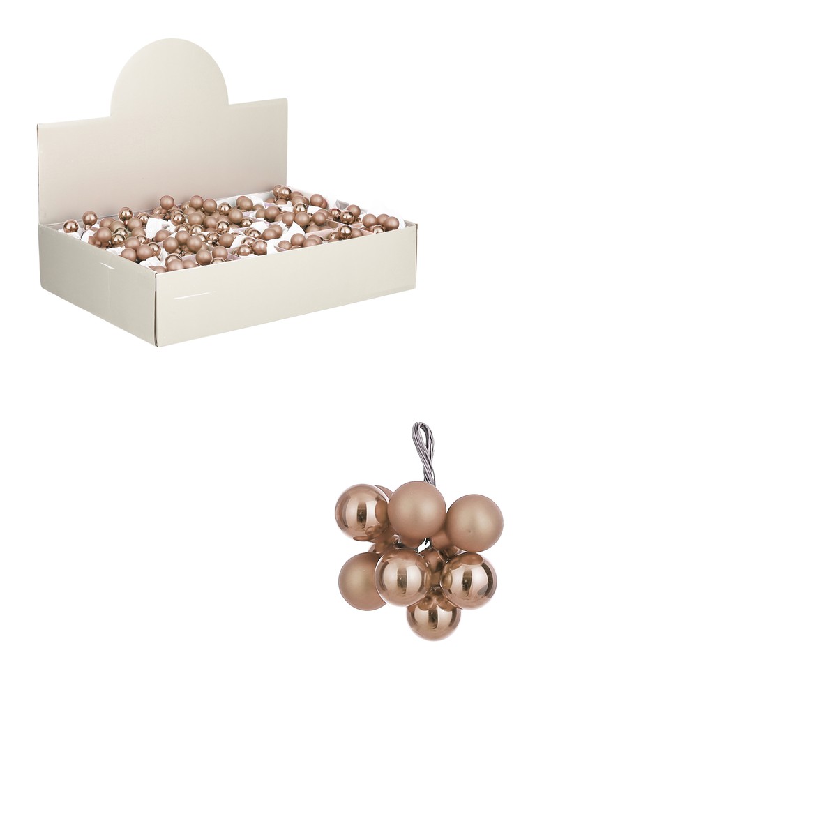 Verre, Schilliger Sélection Mini boules sur pique 10pcs (2 nuances de ...