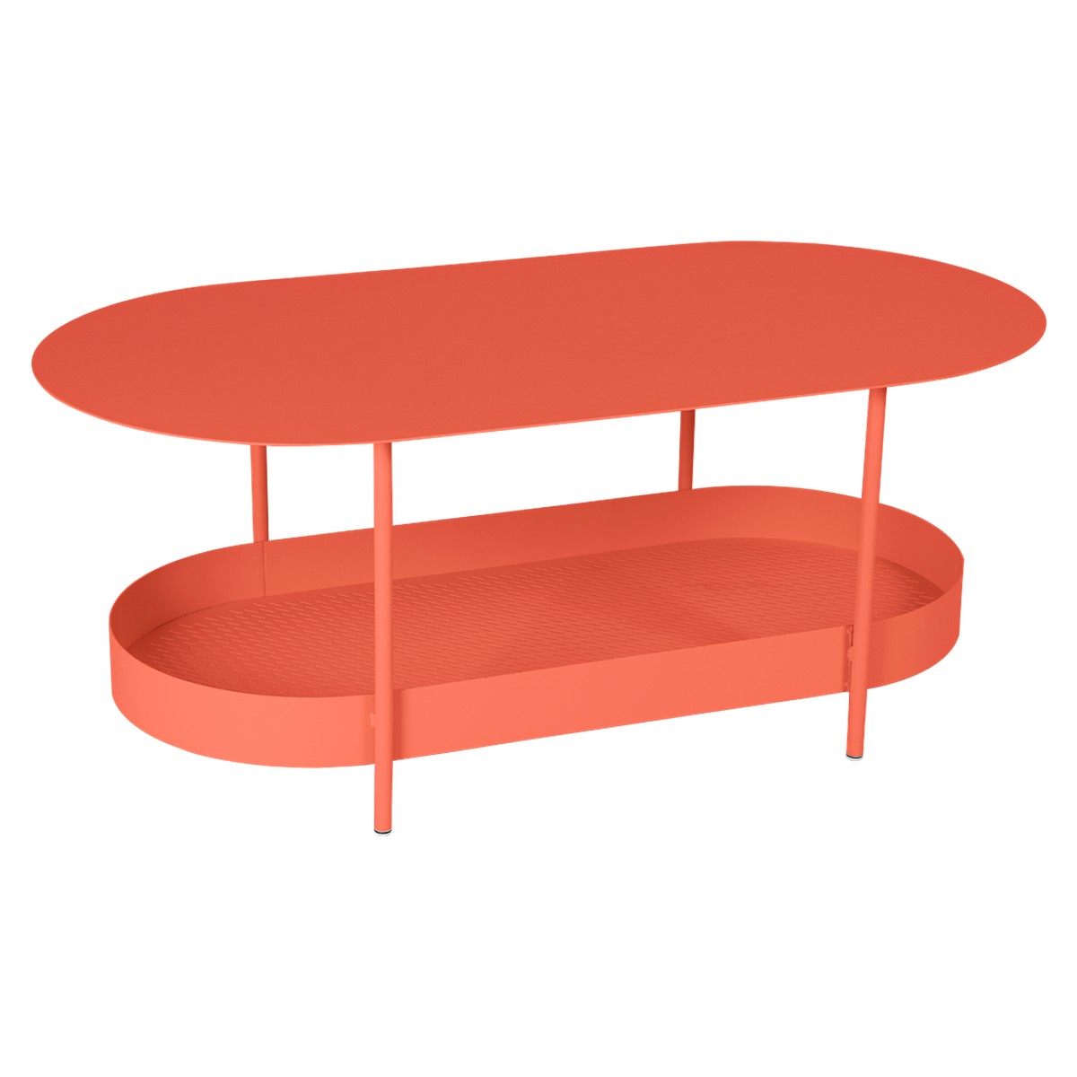 Tables basses et appoint, Fermob Salsa Table salsa basse Rouge saumon L ...