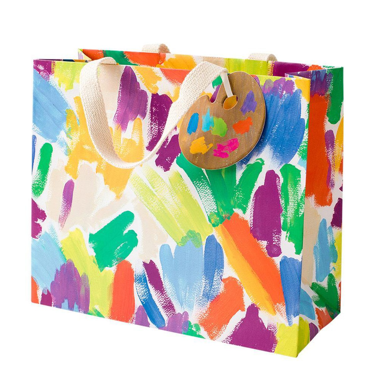 Sac à cadeau, Caspari Sac cadeaux Brushstroke | Schilliger