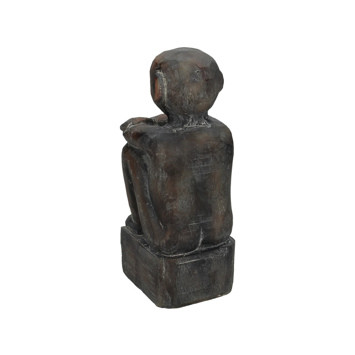 Objets déco, Schilliger Sélection Statue homme assis 8x8x20cm | Schilliger