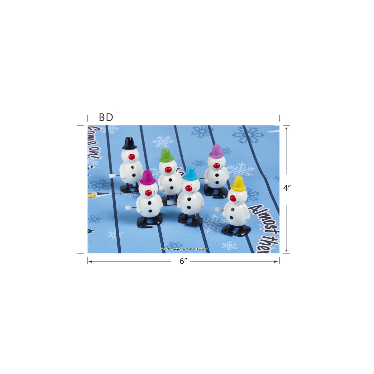 Remplis, Robin Reed Crackers Racing Snowman 6pcs 33cm | Schilliger