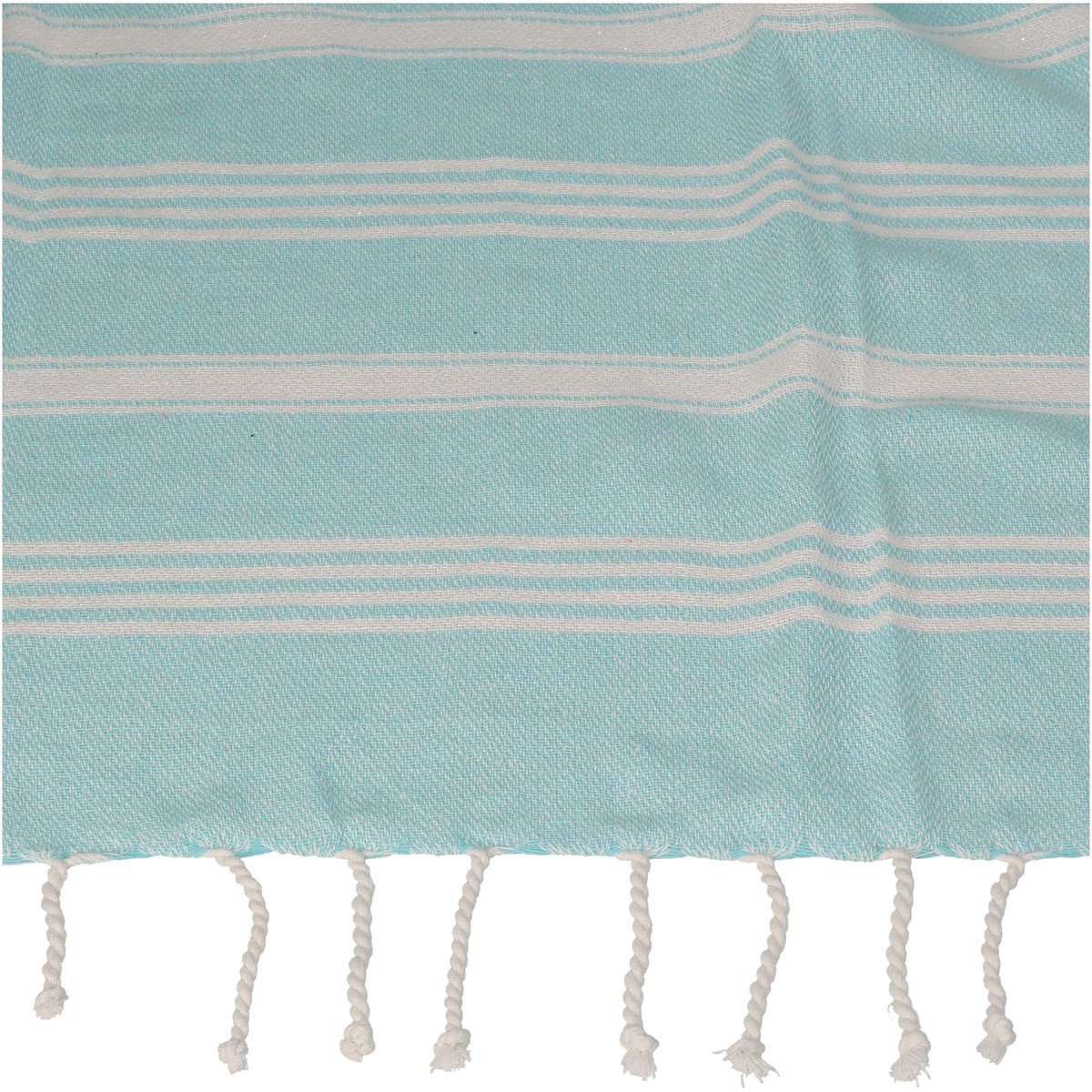 Linges de douche, Schilliger Sélection Fouta Stripes turquoise Bleu ...