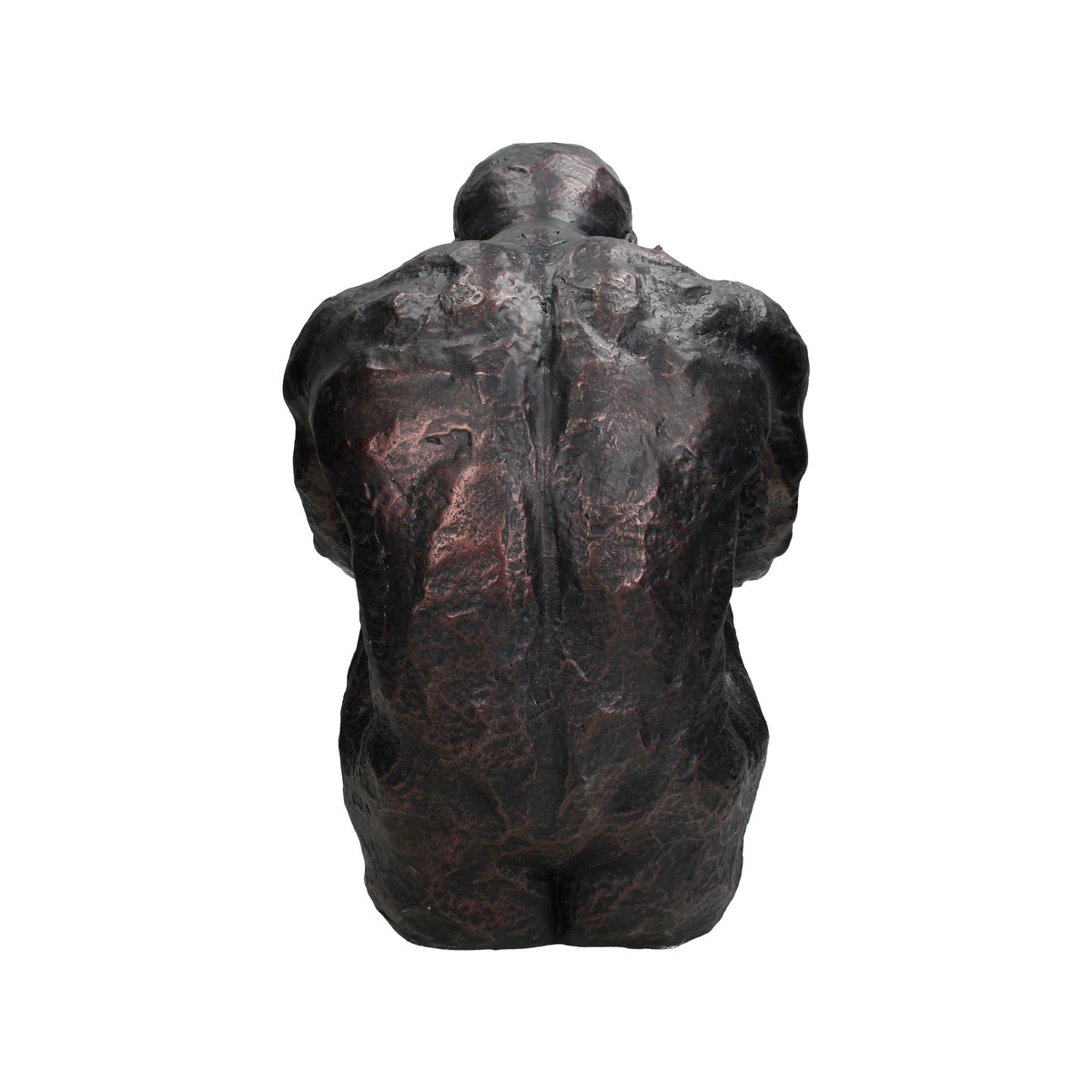 Objets déco, Schilliger Sélection Statue Homme assis bronze Brun bronze ...