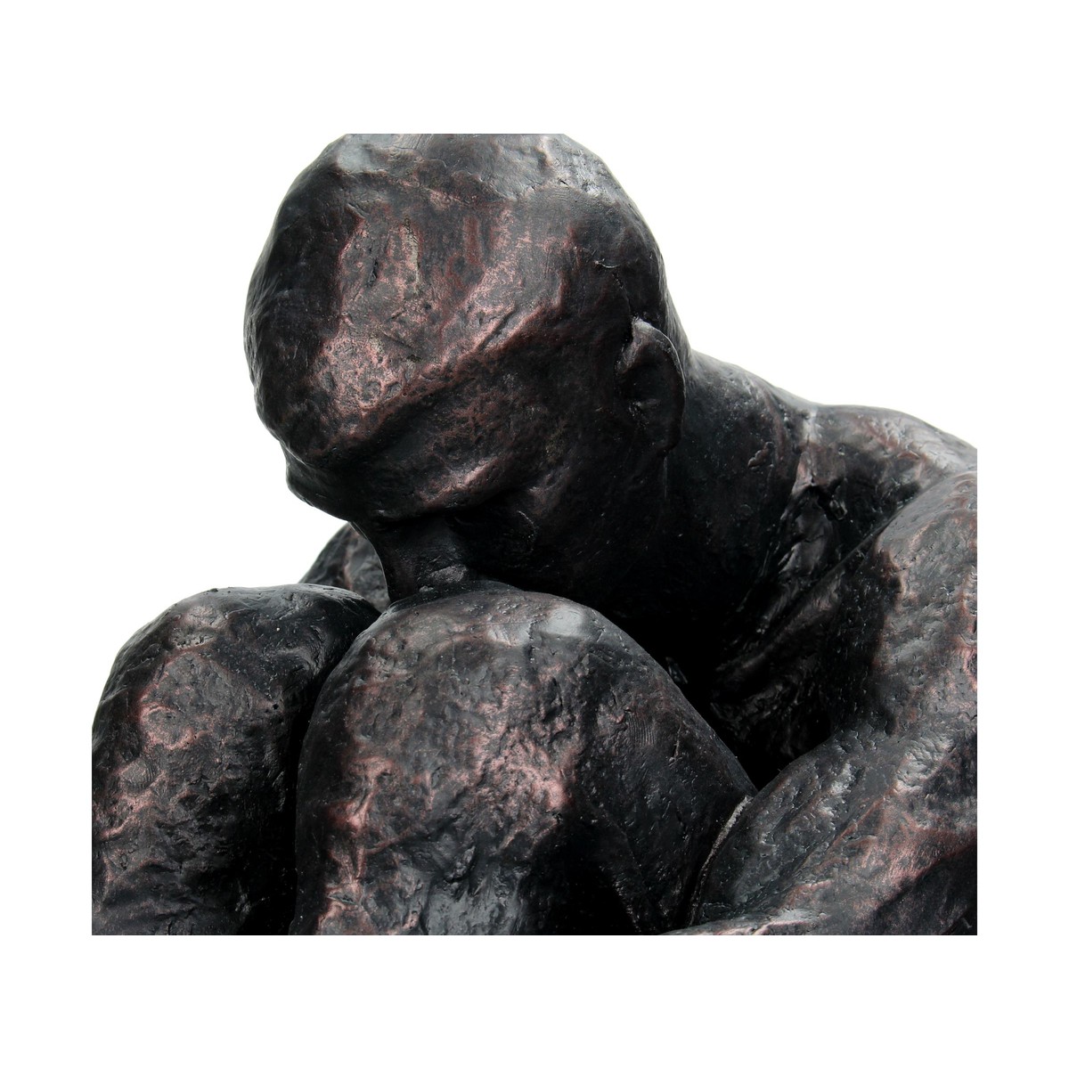 Objets déco, Schilliger Sélection Statue Homme assis bronze Brun bronze ...