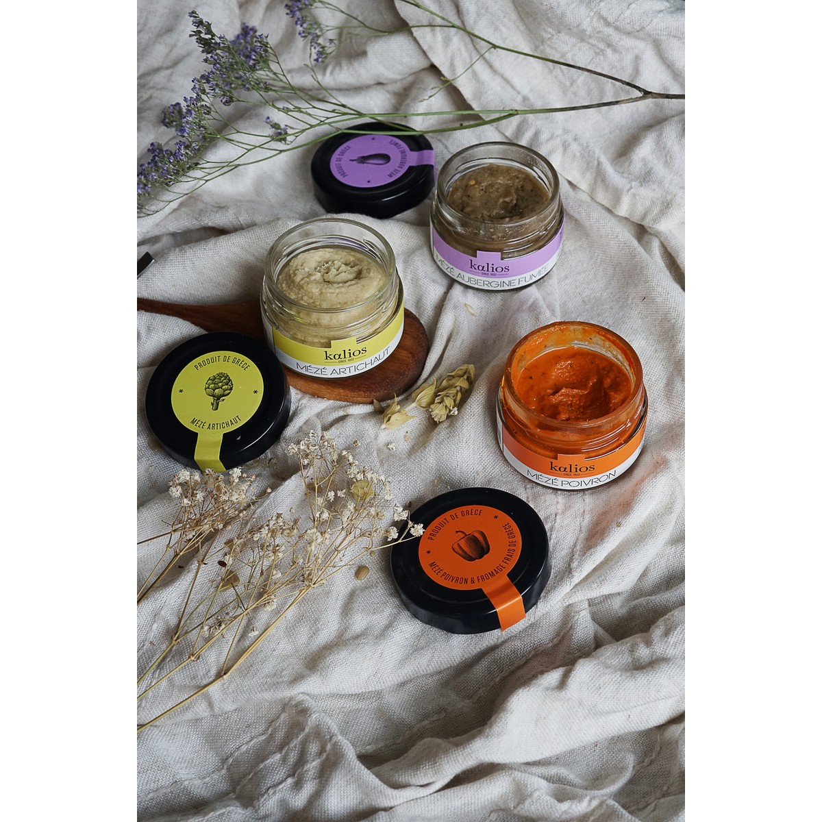 Conserves & terrines, Kalios Mézé Poivrons Kalios 90gr | Schilliger