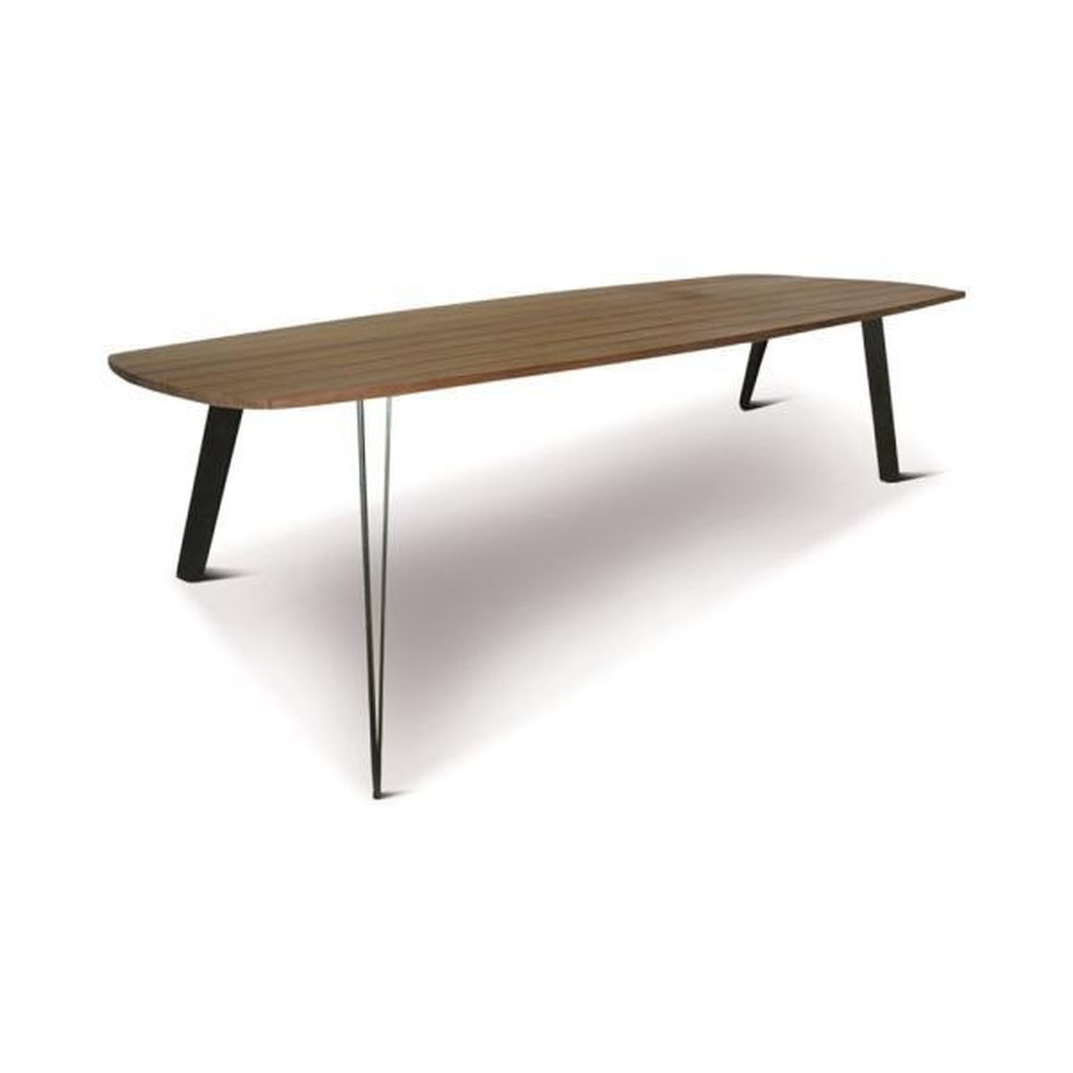 Tables, Castle Line Aras Table Qatar ovale Noir charbon 300x128x76 cm ...