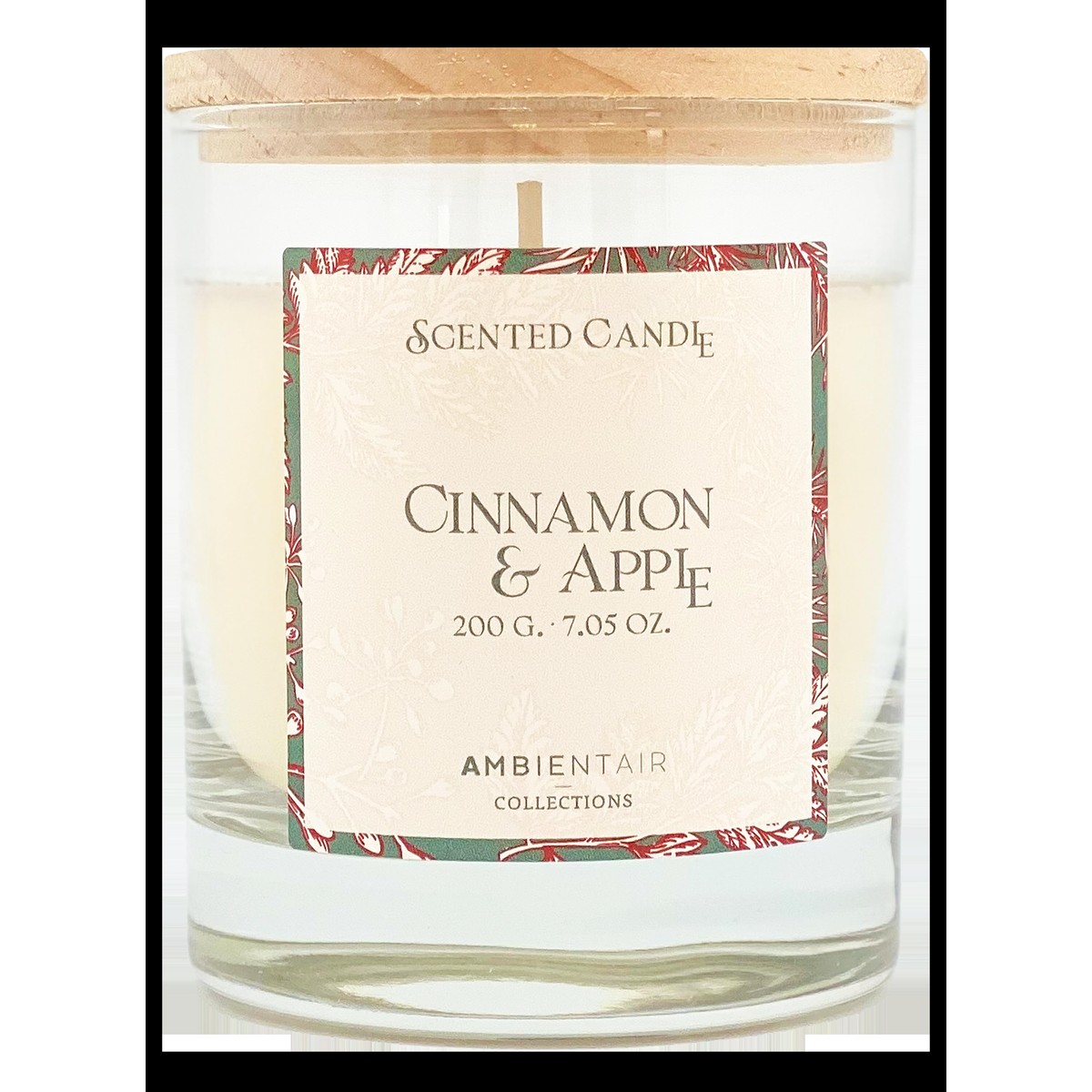 Chandelles, CINNAMON & APPLE Bougie parfumée CINNAMON & APPLE 200gr ...