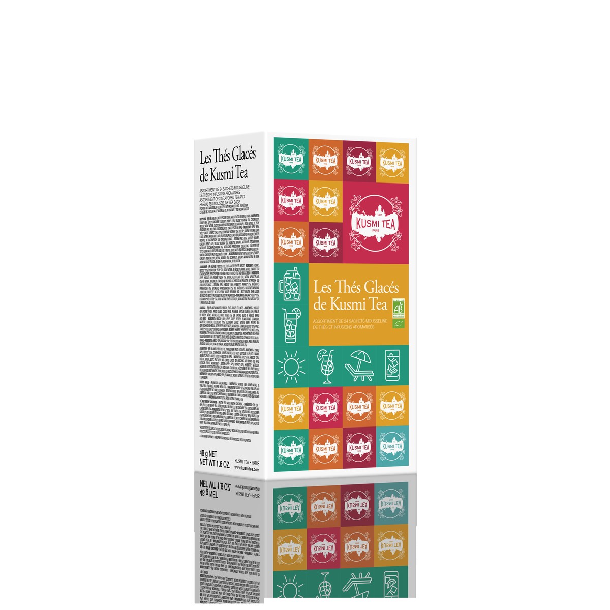 Thés, Kusmi Tea Coffret les thés glacés Bio Kusmi Tea 24x48gr | Schilliger