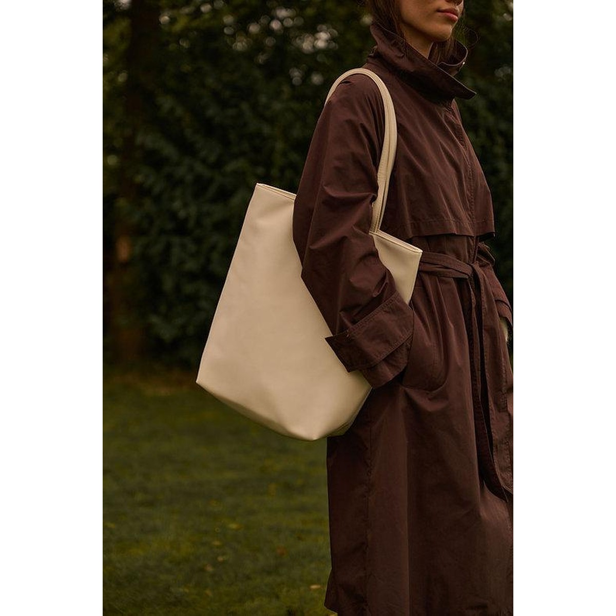 Sacs, Monk & Anna Monk & Anna Tote bag Merian 1601921 Blanc de lait ...