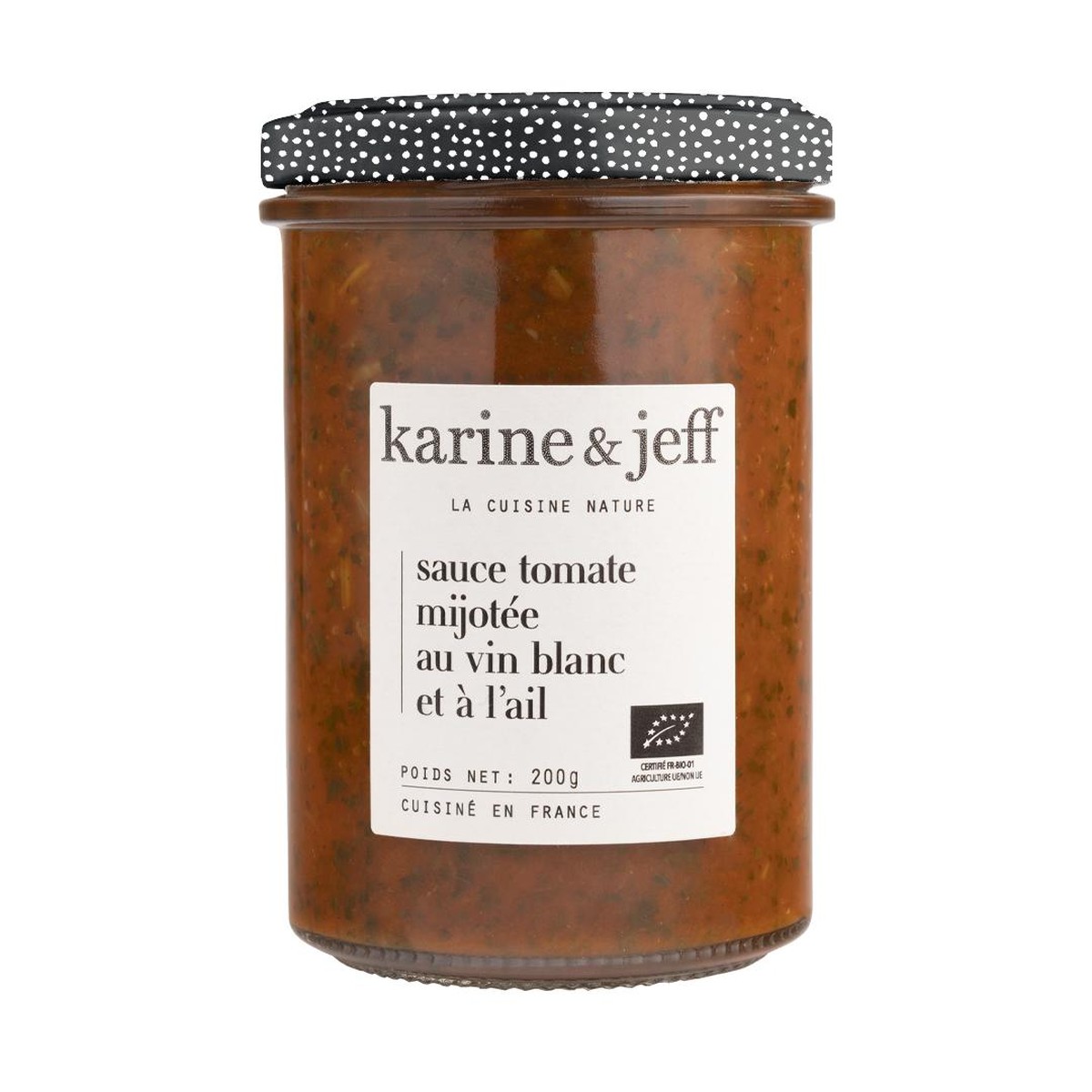 Sauces, KARINE & JEFF Sauce tomate mijotée au vin blanc et à l'ail ...