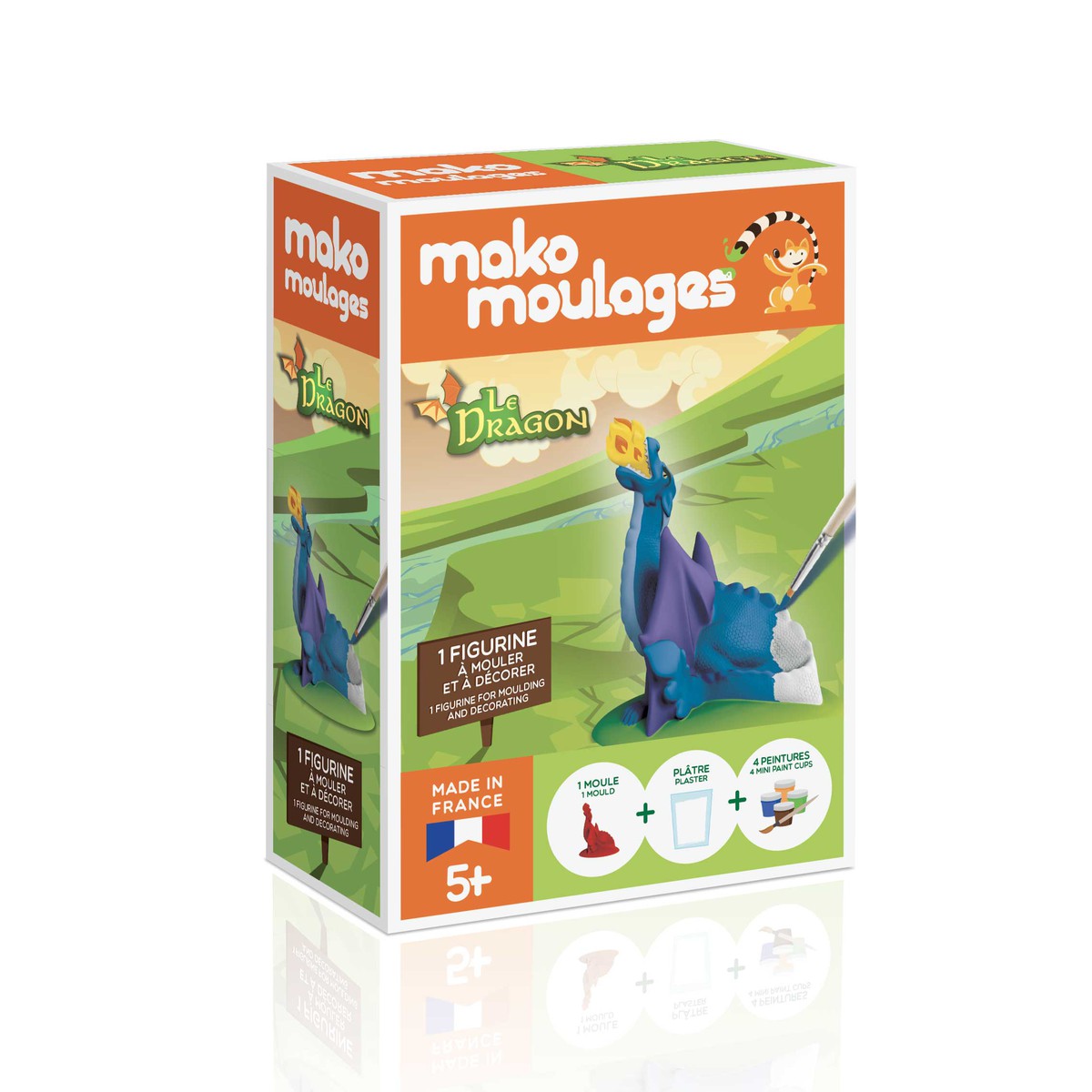 Groupe libre, Mako Creations BLUE ORANGE MAKO LE DRAGON | Schilliger