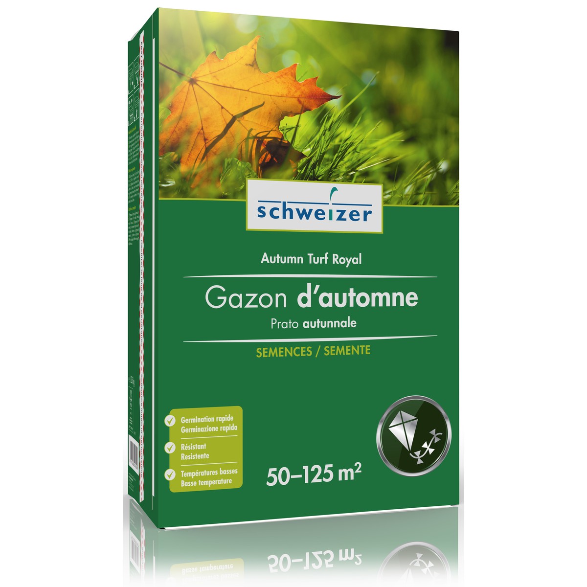 Graines, Schweizer Semence Gazon Autumn Turf Royal 50m2 | Schilliger