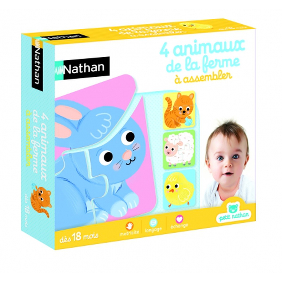 Groupe libre, Nathan NATHAN Petit nathan 4 animaux de la ferme a ...