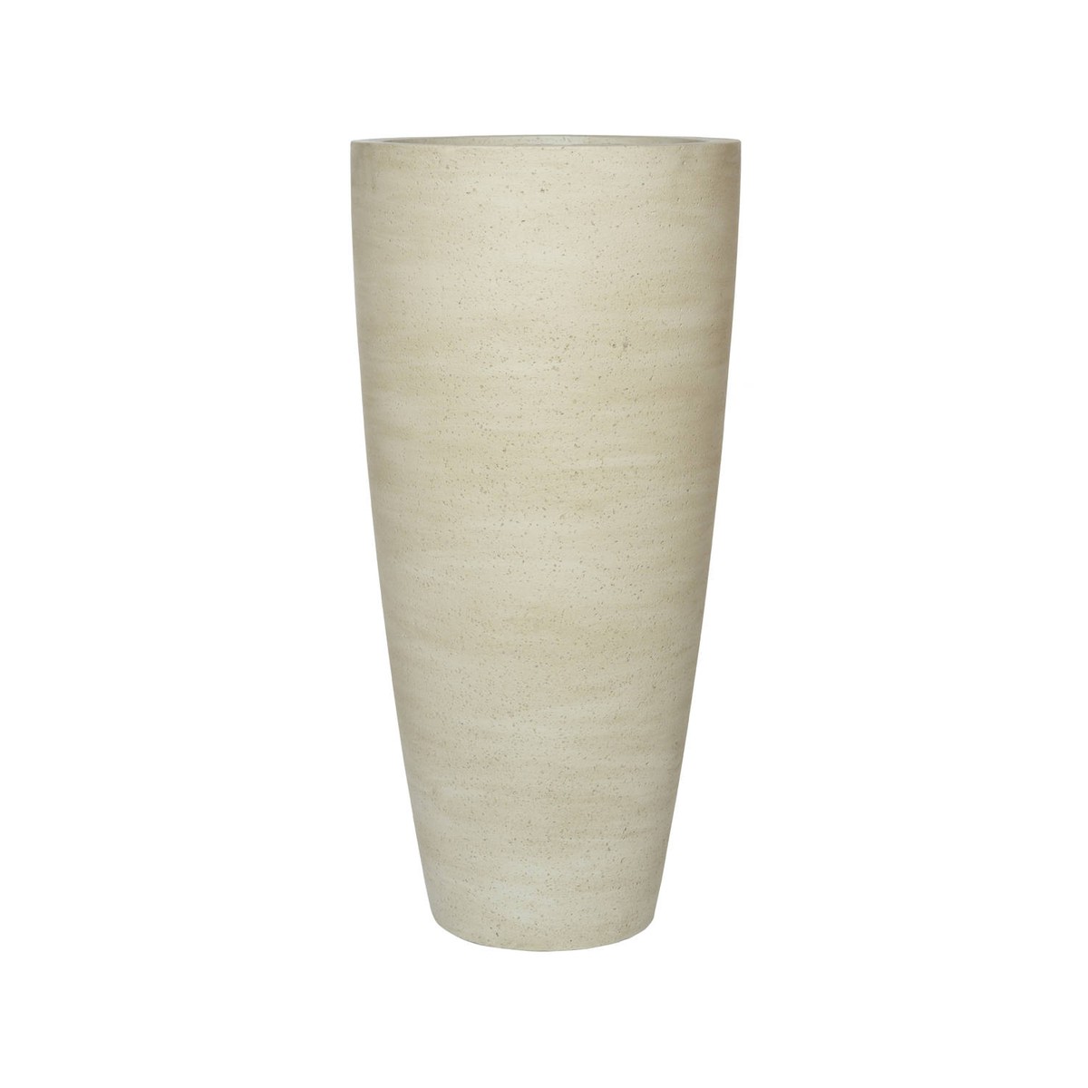 Résine, Potterypots Cement and Stone Dax XL Beige Washed Beige clair ...