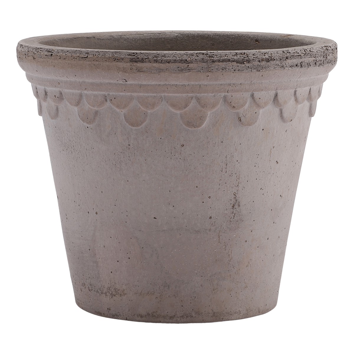 Terre cuite, Pot Copenhagen Gris Gris 14 cm | Schilliger