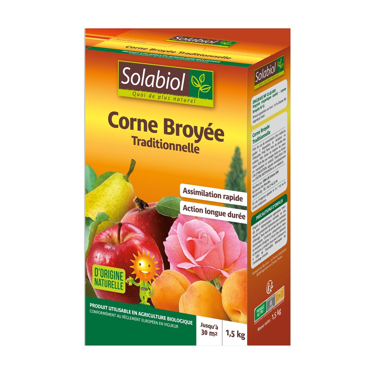 Bio, Corne Broyée Traditionnelle 1,5 Kg | Schilliger